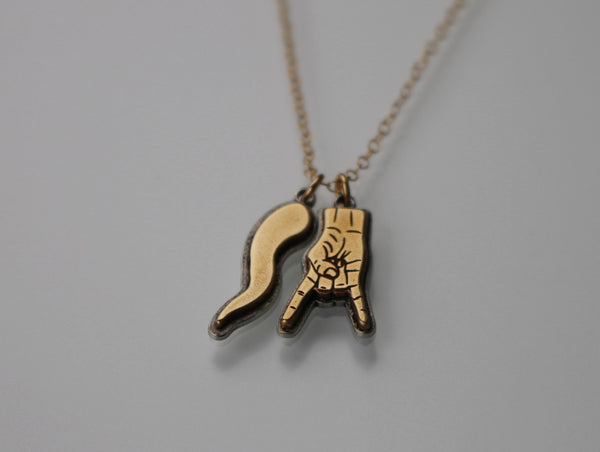 Mano Cornuto Cornicello Necklace | Italian Good Luck Necklace - Veeaien ...